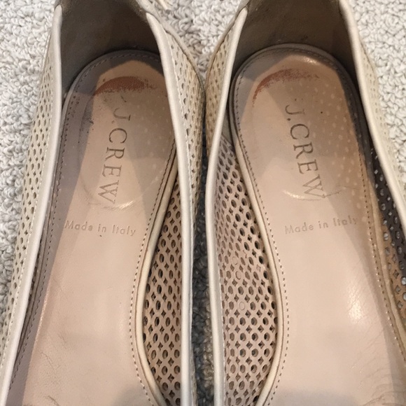J. Crew | Shoes | Jcrew Ballet Flats With Lace Detail At Heel | Poshmark